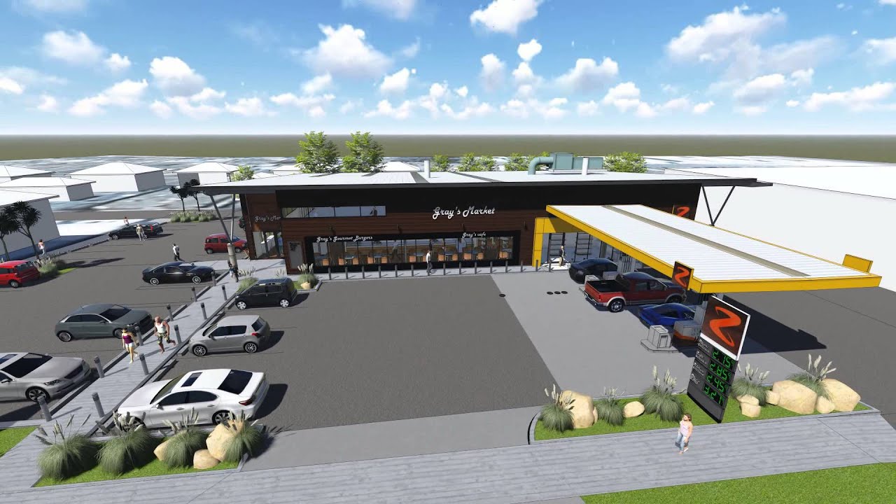 Tokoroa Z Service Station and Retail Development. - YouTube
