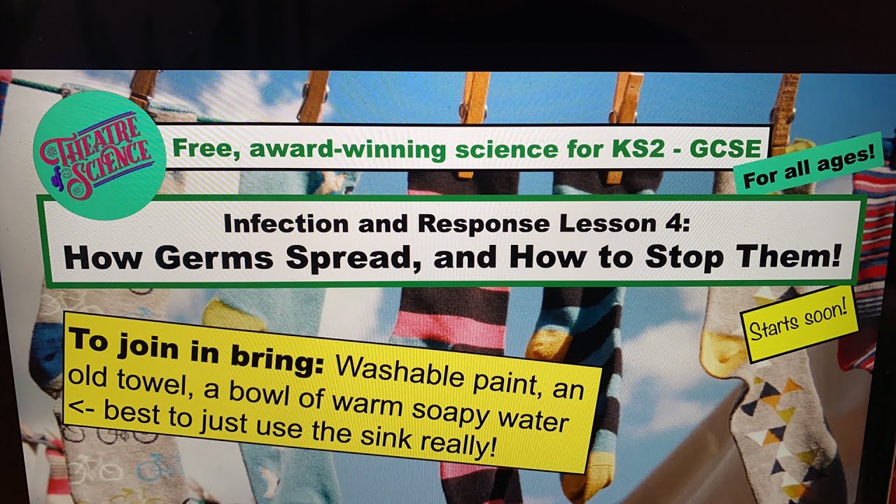 Home Ed: Infection and Response 4: How Germs Spread! - YouTube