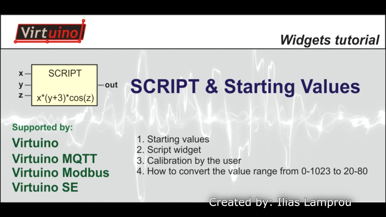 Virtuino Script Widget And Starting Values Tutorial Youtube 2873
