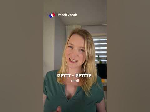 10 Common French Adjectives - YouTube