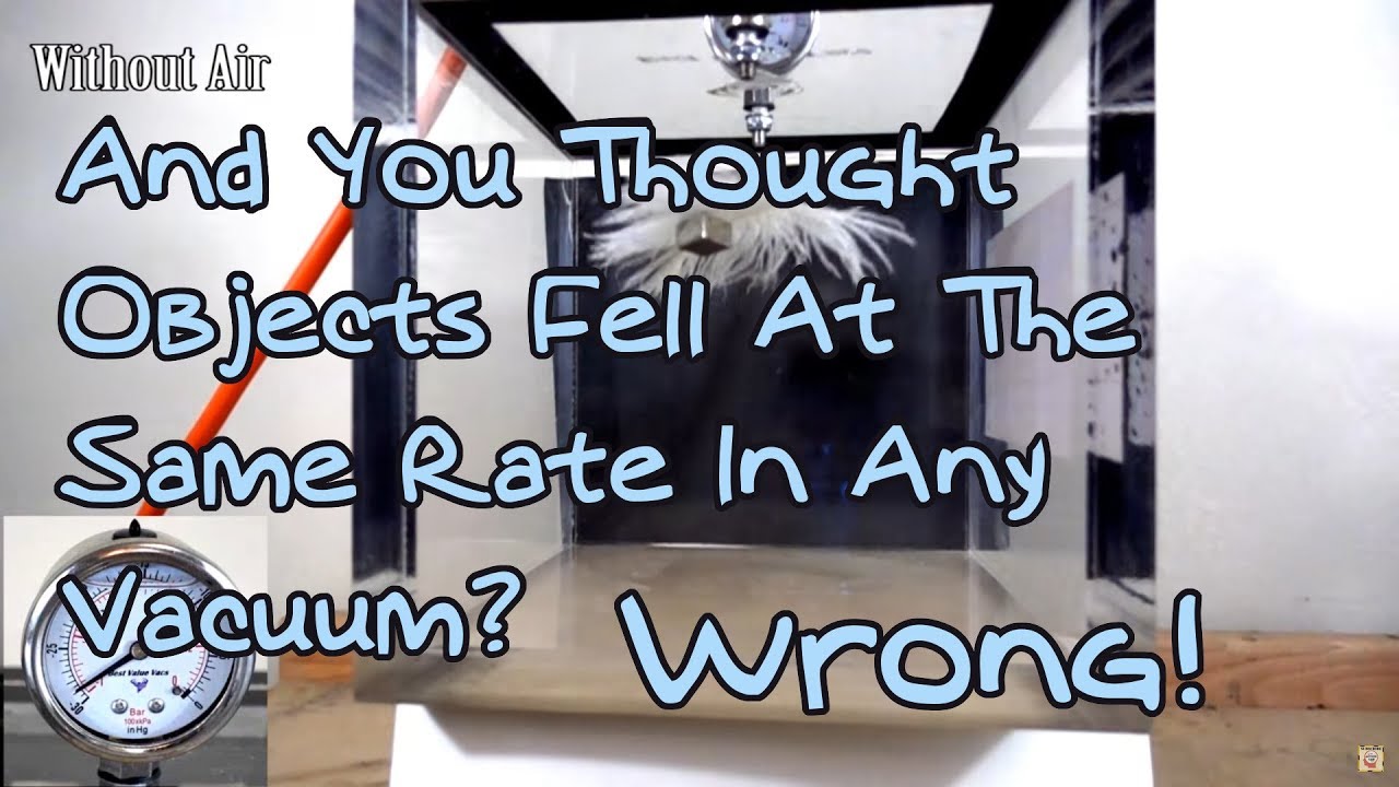 And You Thought Objects Fall At The Same Rate In Any Vacuum? WRONG ...