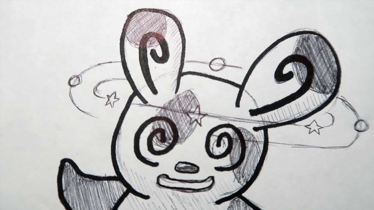 INKTOBER 2020 | Day 19: Dizzy (Pokemon Spinda) - YouTube