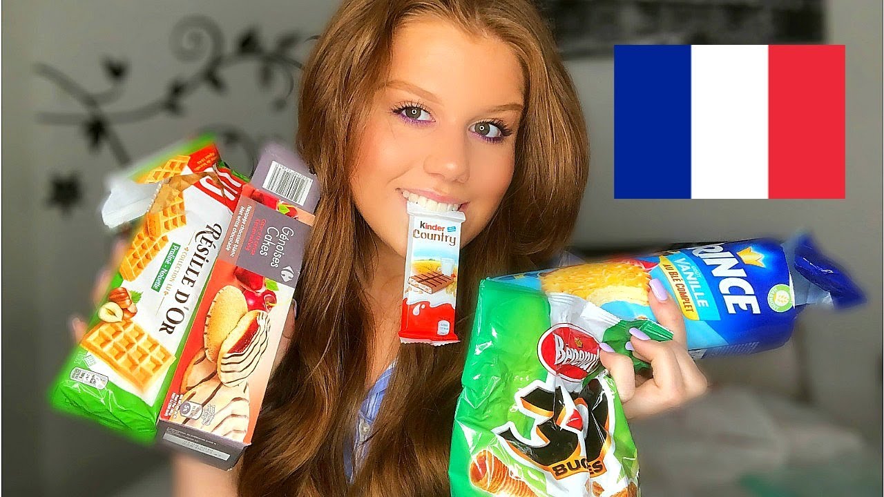 AMERICAN TRIES FRENCH SNACKS! - YouTube