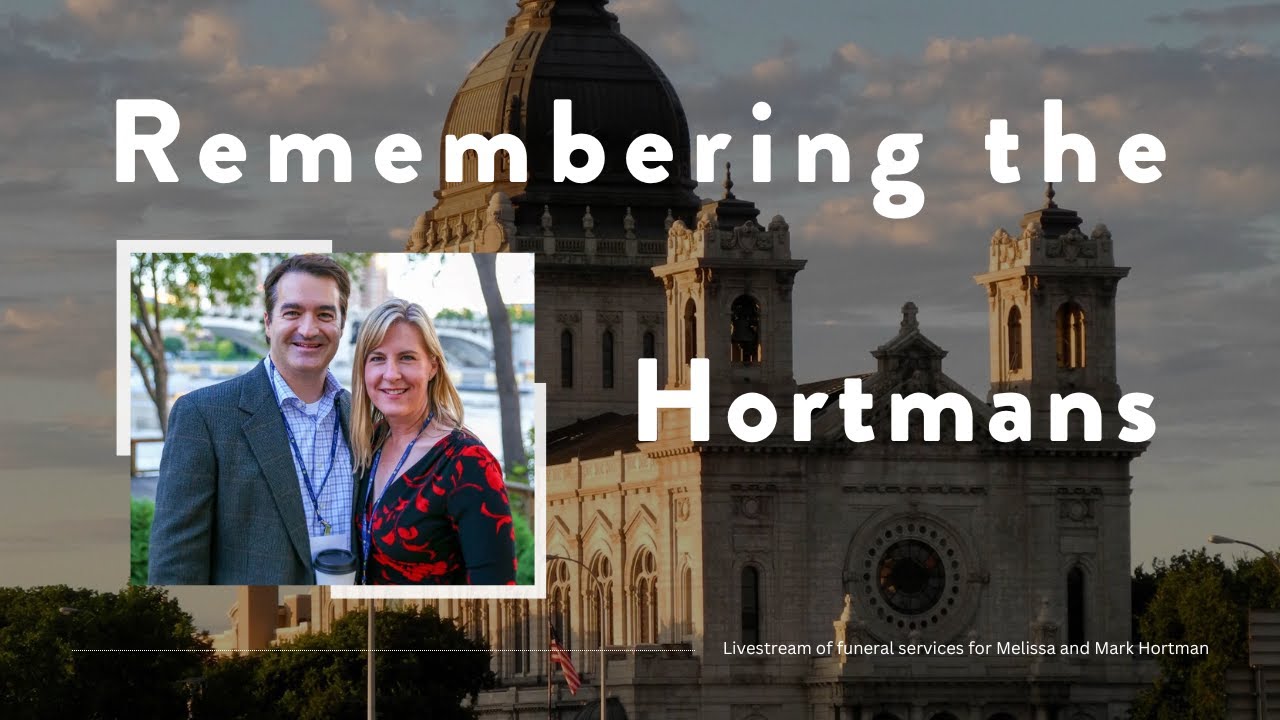 Livestream of the private funeral service for Melissa and Mark Hortman ...