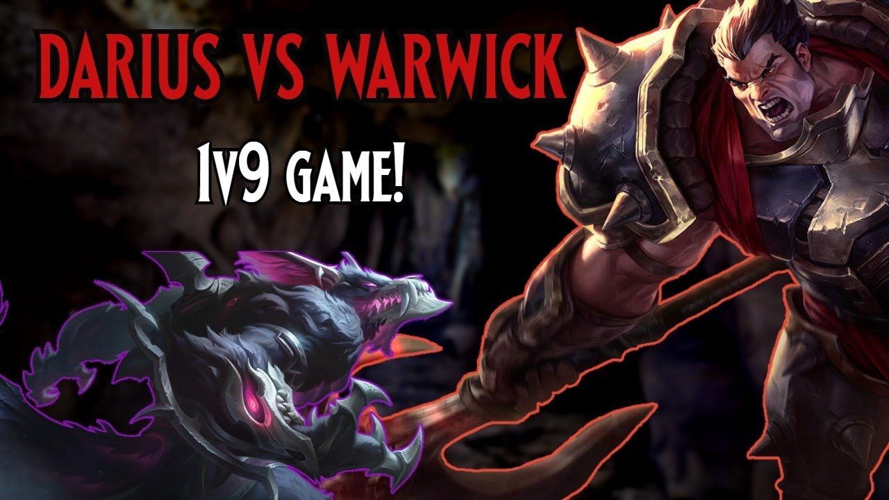 DARIUS CONQUERORS THE WOLF | DARIUS VS WARWICK - YouTube