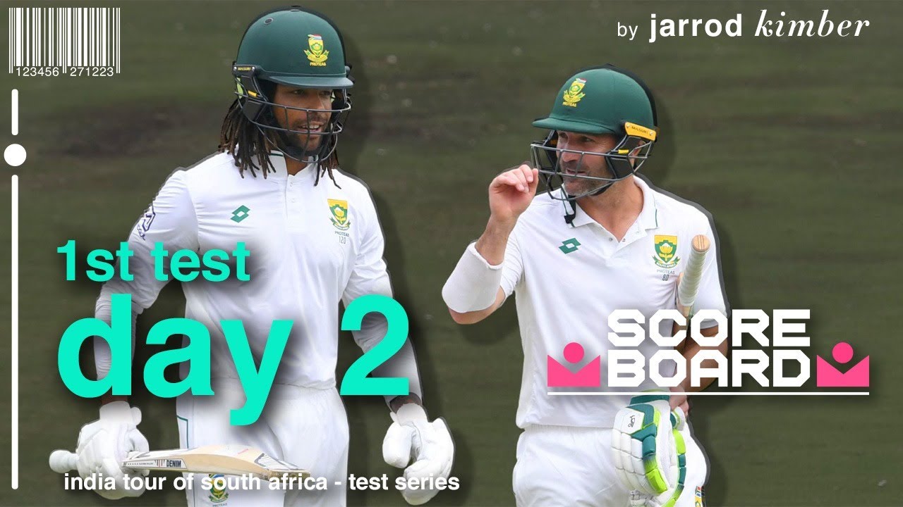 Scoreboard | #INDvSA 1st Test #Day2 | #testcricket | #cricket - YouTube