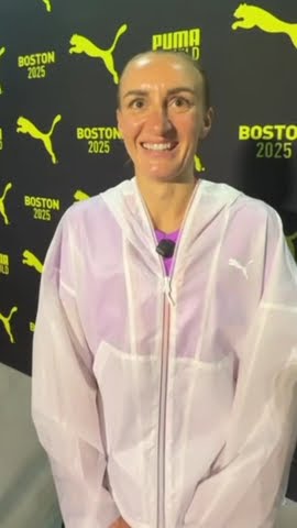Lily Partridge on her Boston Marathon preparations - she has a personal ...