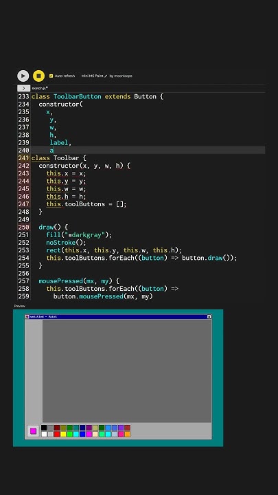 Code MS Paint in JavaScript (Part 12)! #p5js #javascript #codingtutorial #creativecoding # ...