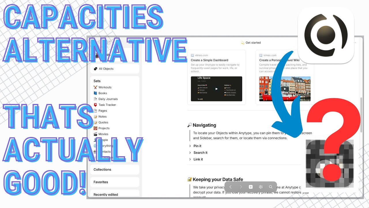 Anytype.io Pros and Cons | Capacities Alternative - YouTube