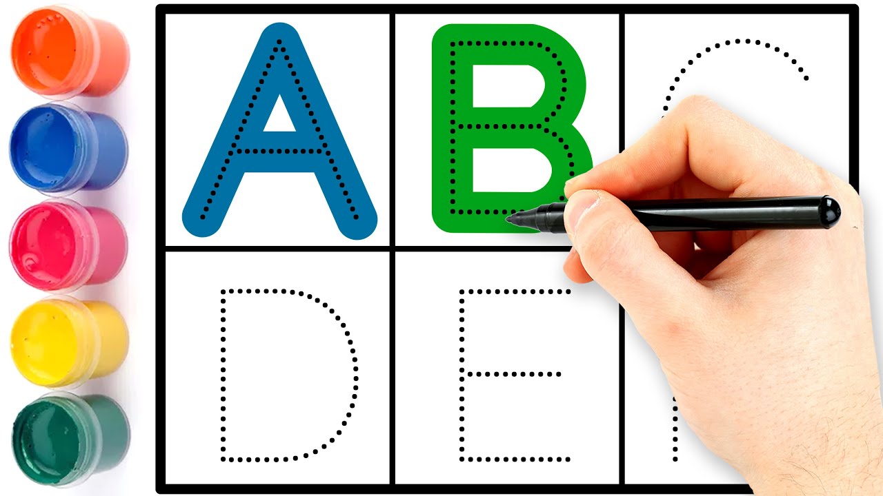 Learn to Write the English Alphabet in a Fun Way - YouTube