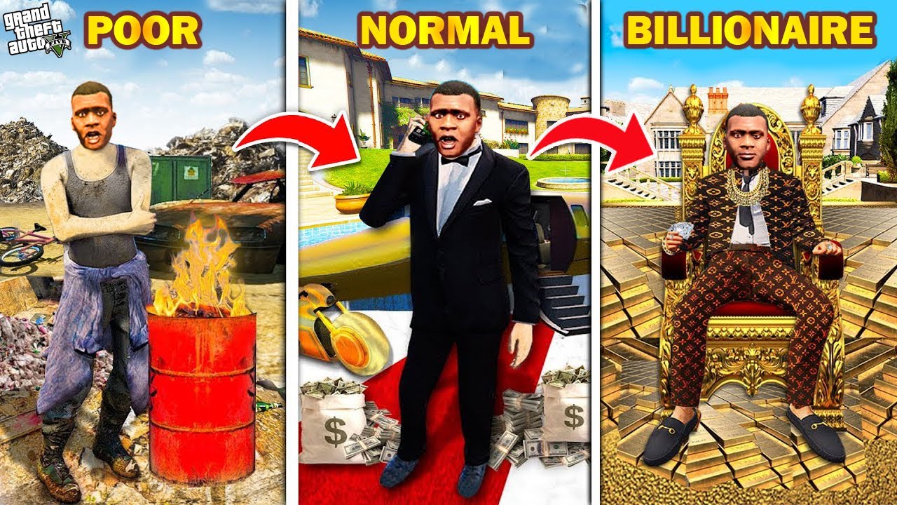 GTA 5: Homeless Shinchan And Franklin Becomes Billionaire In Gta 5 ...