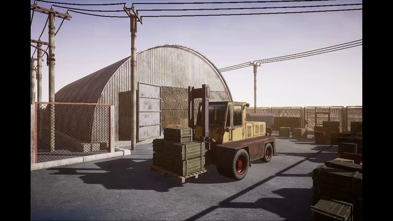 Modular Industrial Area UE4 - YouTube