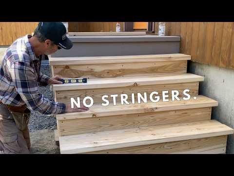 No Stringers? Here’s How I Built These Solid Stairs