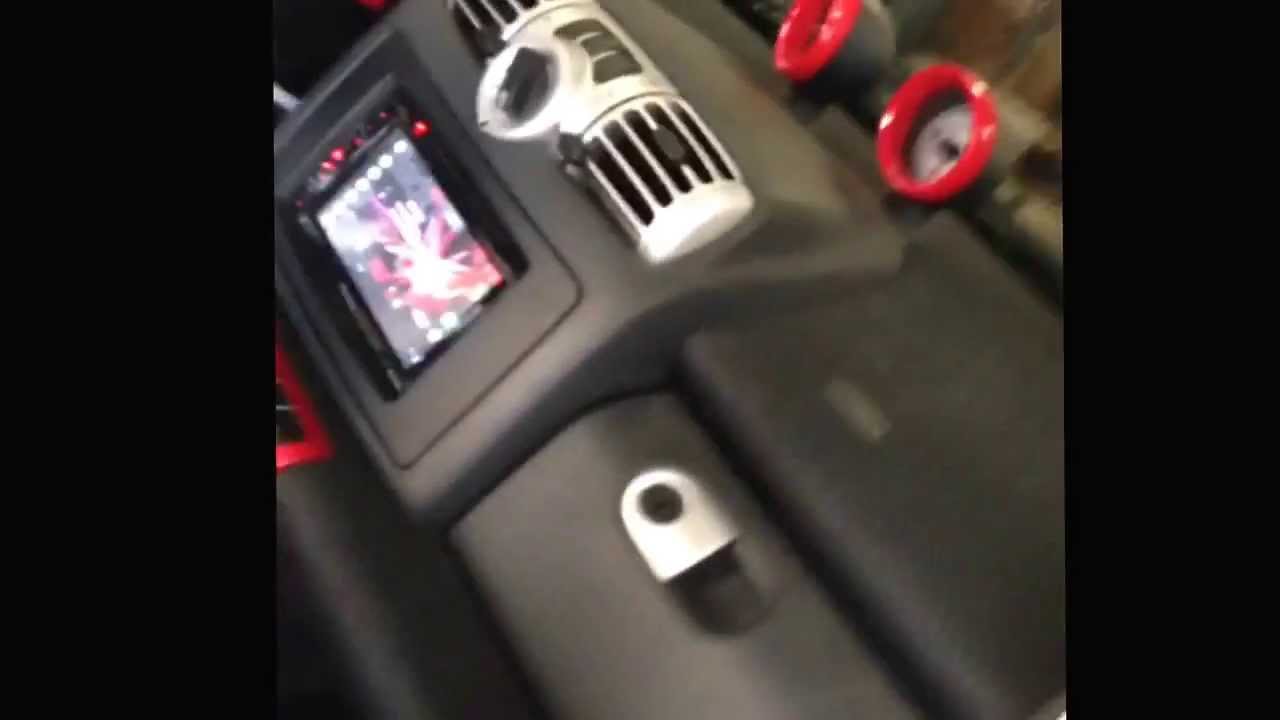 2008 SMART CAR SUBWOOFER AMP, PIONEER DOUBLE DIN INSTALL 480 AUDIO 480 ...