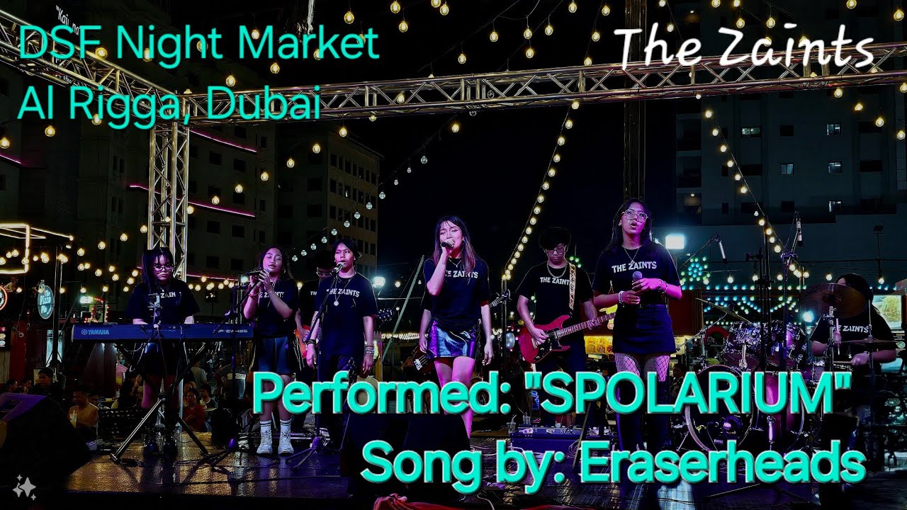 DSF Night Market (SPOLARIUM song by Eraserheads) performed by Cristelle ...