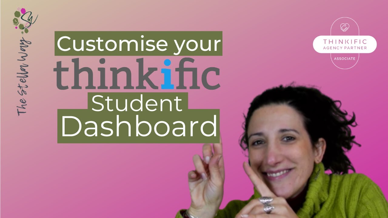How to Customise your Thinkific Student Dashboard - YouTube