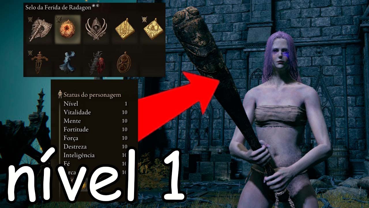 ZERANDO ELDEN RING SEM UPAR - DESAFIO RL 1 - YouTube