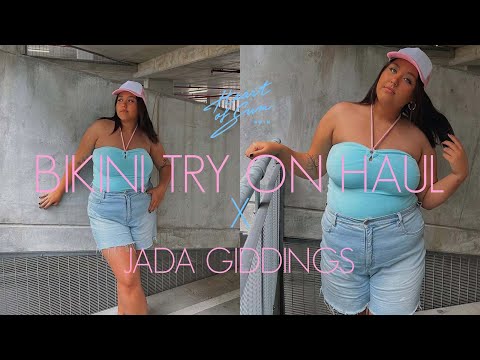 HEART OF SUN MID-SIZE SWIMWEAR TRY ON HAUL | JADA GIDDINGS