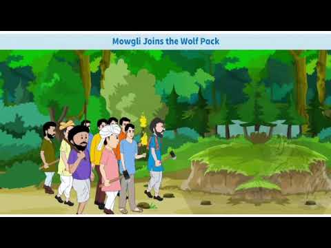 Lesson - 4 "Mowgli Joins the Wolf Pack" (Pages 42 & 43) - YouTube