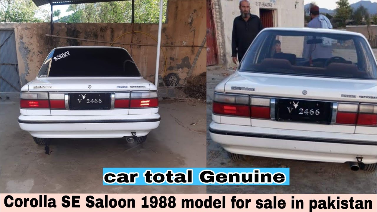 Toyota corolla 88 Corolla model sale in pakistan low price cars corolla ...