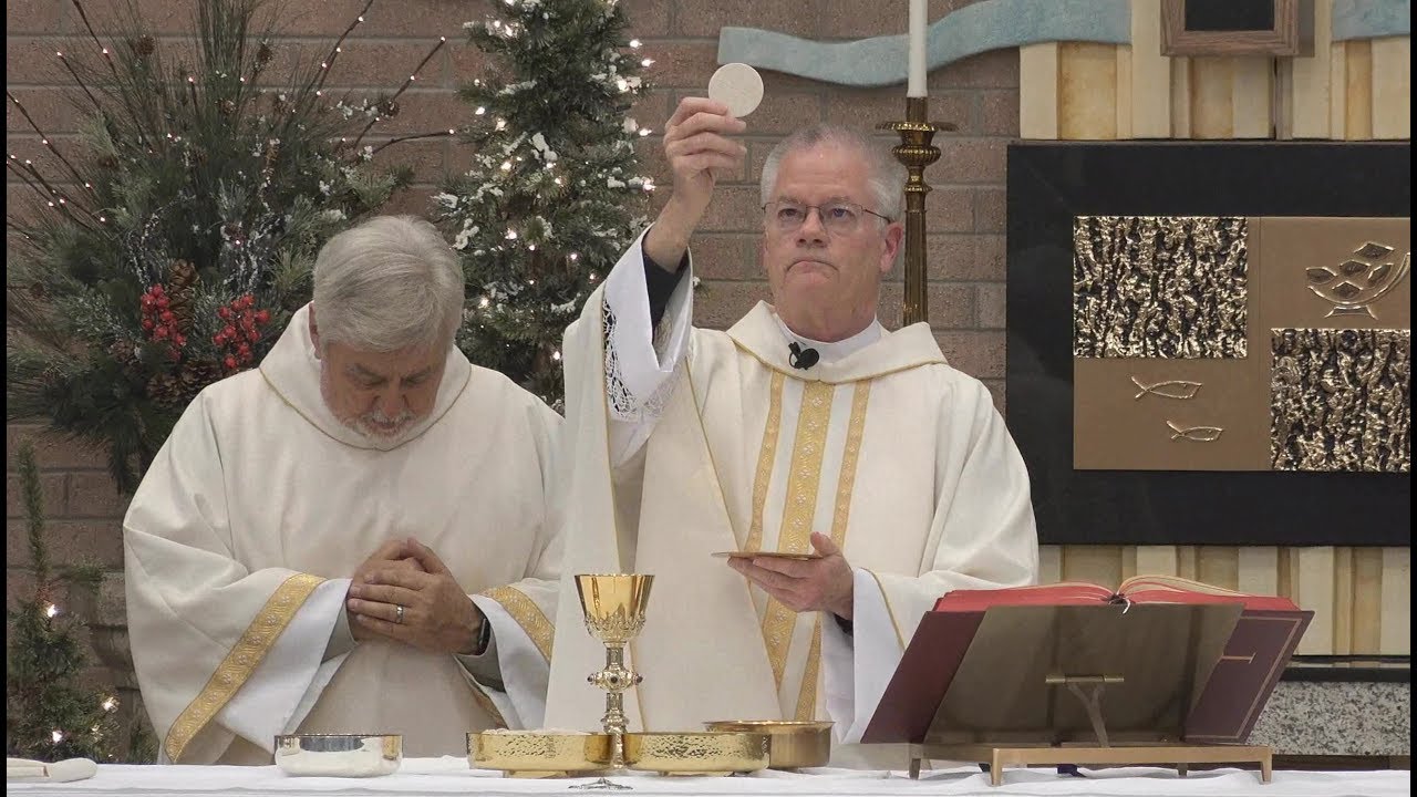 BLESSED SACRAMENT CATHOLIC CHURCH MORTON IL CHRISTMAS EVE 2017. 4K UHD ...