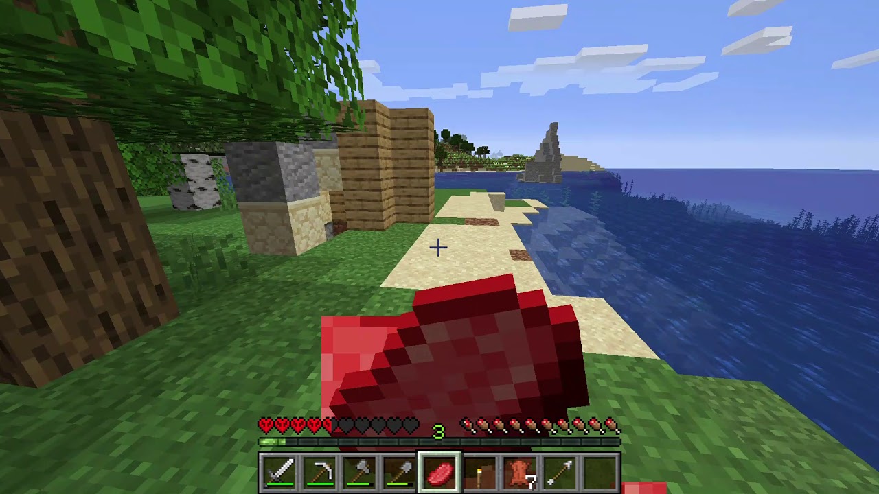 minecraft hardcore#6. WOLVES ATTACK SKELETONS??!!! - YouTube