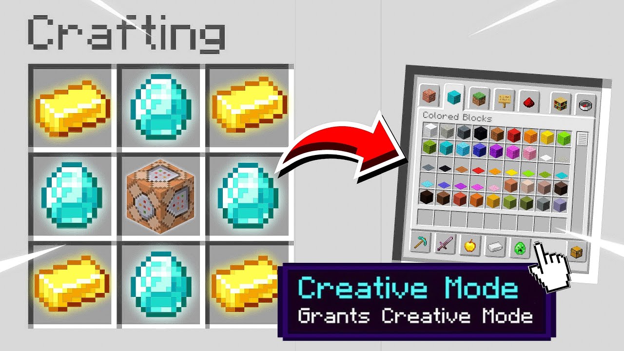 Minecraft, But I Can Craft CREATIVE MODE 😱🔥 - YouTube