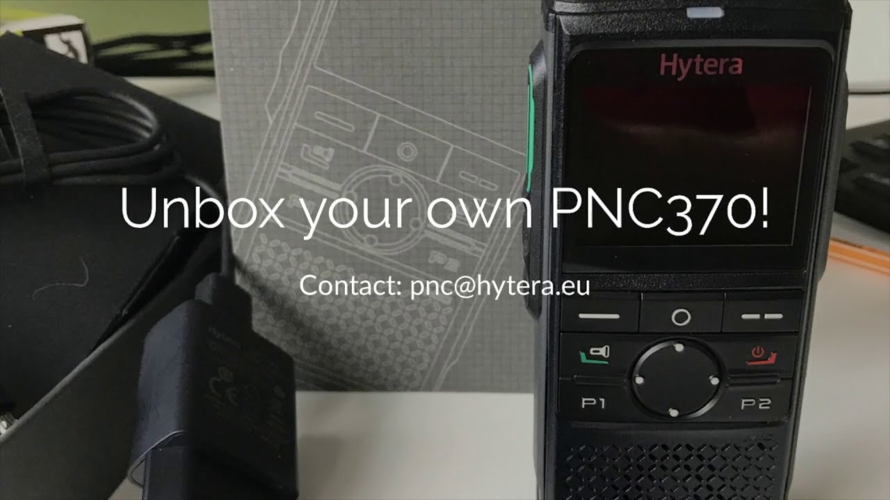 Unboxing the new Hytera PNC370 – PoC LTE handheld - YouTube