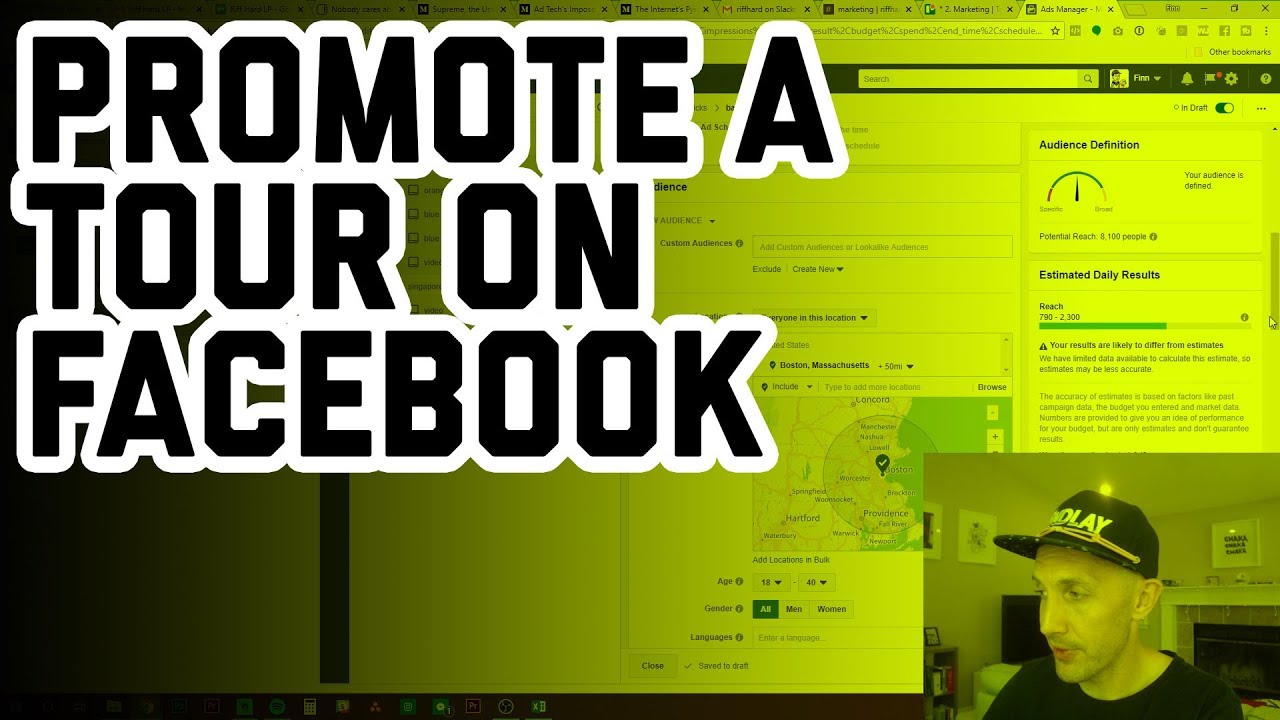 How to advertise a tour on Facebook - marketing for musicians - YouTube