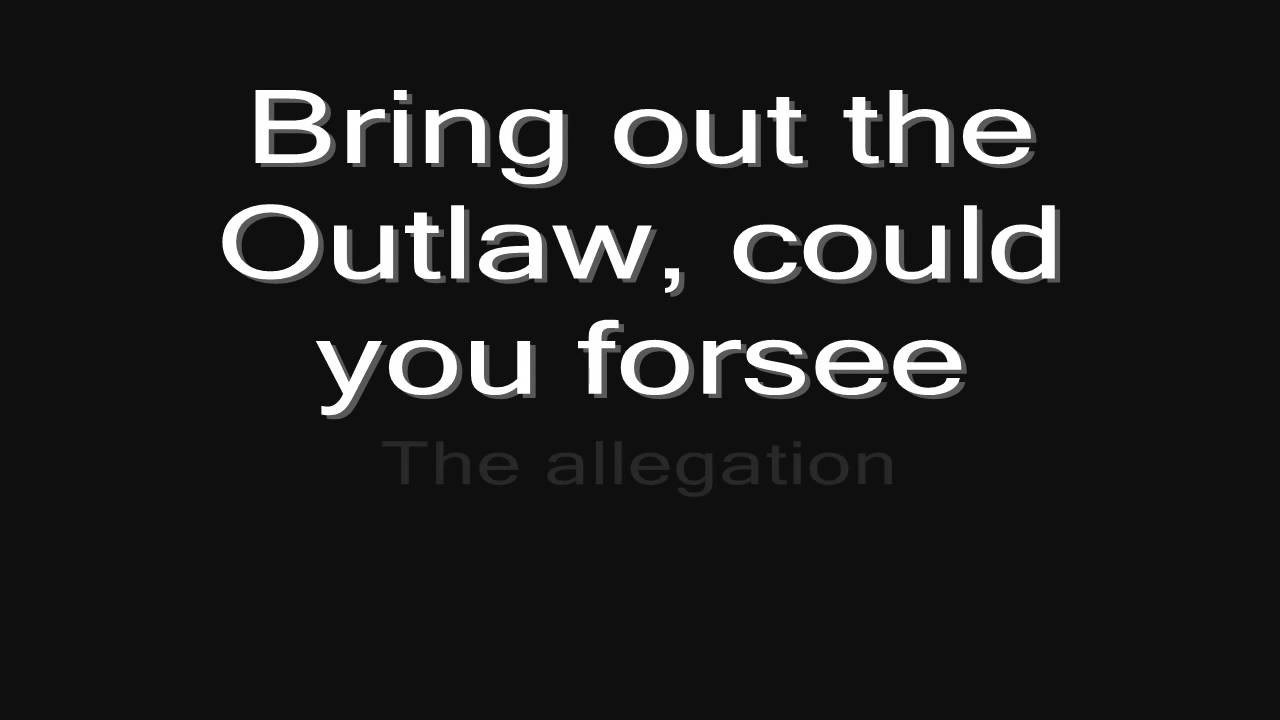 HammerFall - The Outlaw (lyrics) HD - YouTube