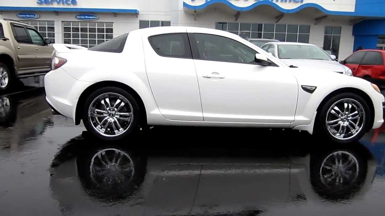 2009 Mazda RX-8, white - Stock# H2037 - Walk around - YouTube