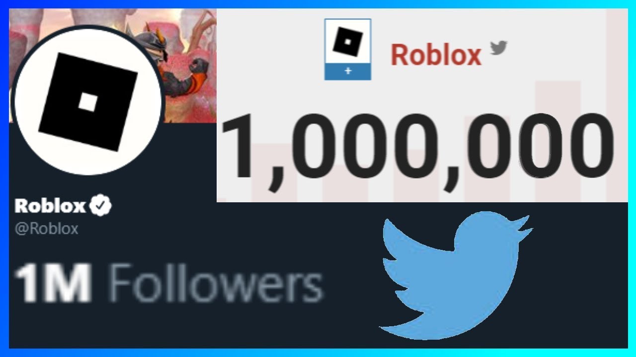 I AM ROBLOX'S 1 MILLIONTH TWITTER FOLLOWER!!! - YouTube