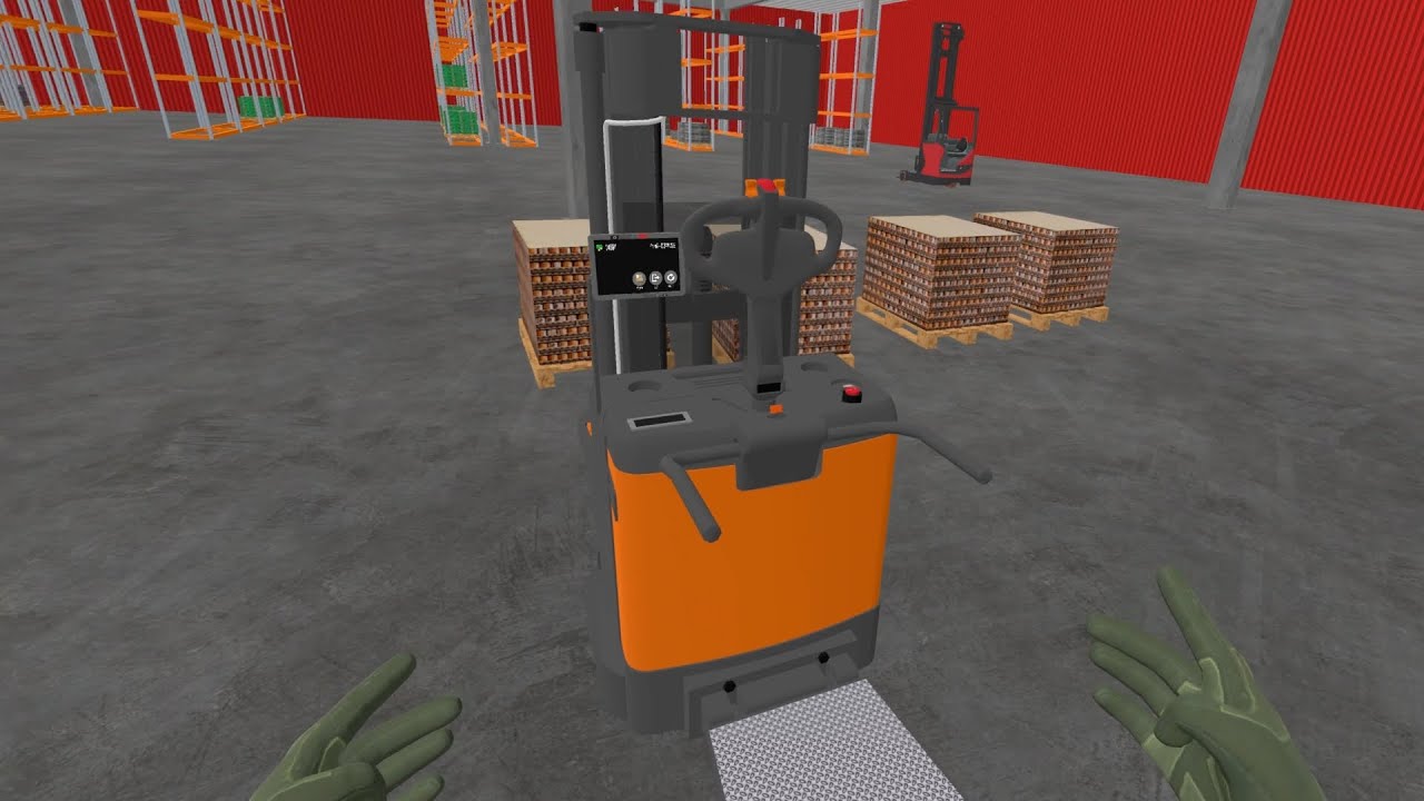 Forklift Driving Simulator VR | Part 18 | PCVR | Oculus Quest 3 - YouTube
