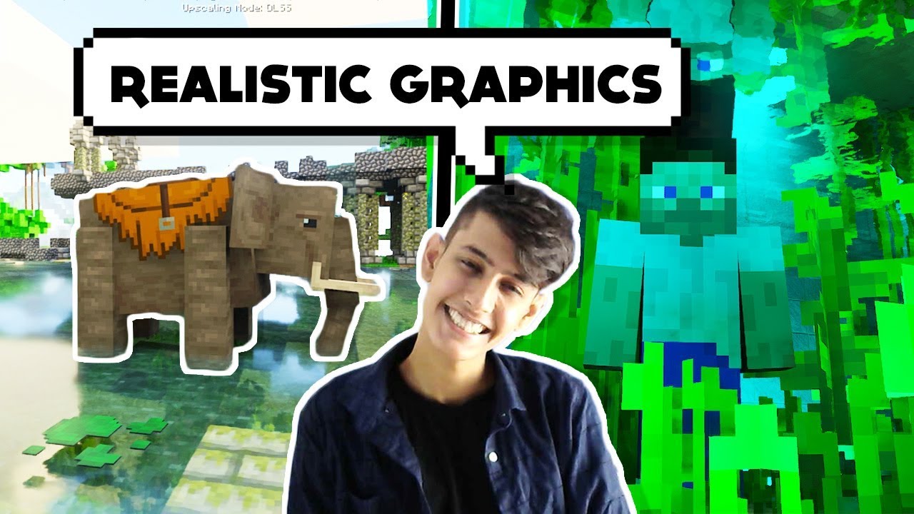 PLAYING MINECRAFT WITH NEW MOST REALISTIC GRAPHIC || GeForce RTX Ray ...