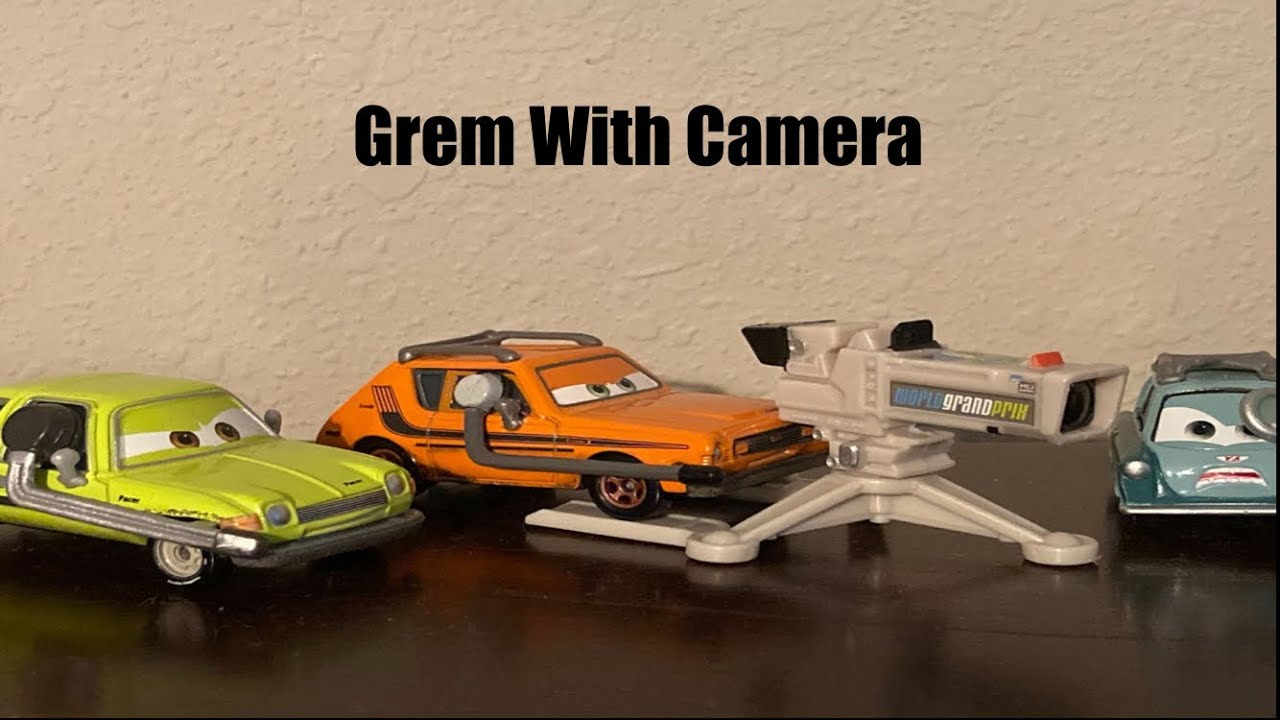 Disney Cars Grem With Camera Diecast Review - YouTube