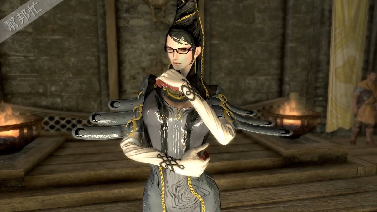 Skyrim SE 上古卷軸V：重製版 服裝 257.Bayonetta 魔兵驚天錄 蓓優妮塔 - YouTube