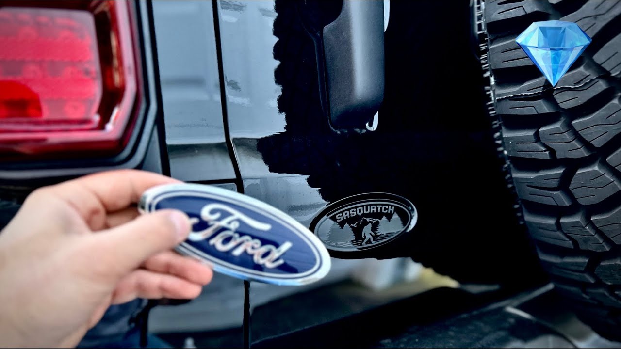 How to Remove Ford Rear Tailgate Emblem on 21-24 Bronco | Custom ...