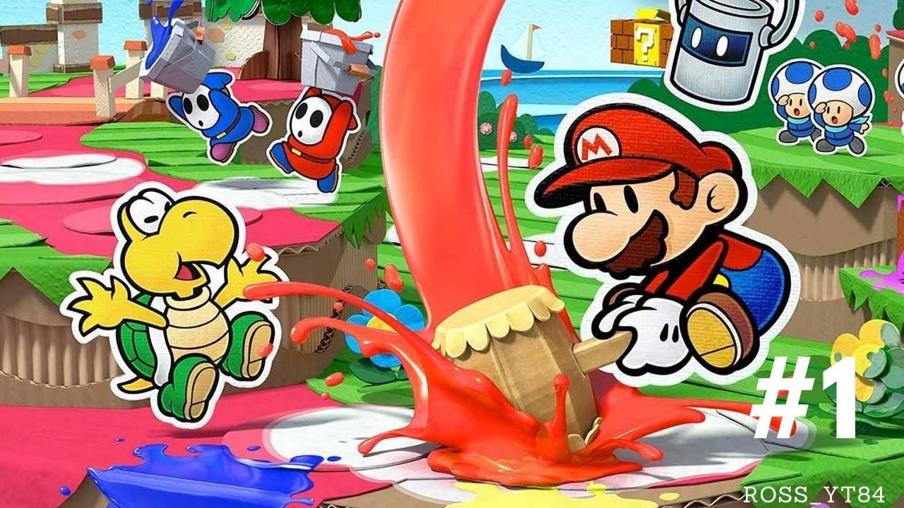 Paper Mario color splash: Episode one - YouTube
