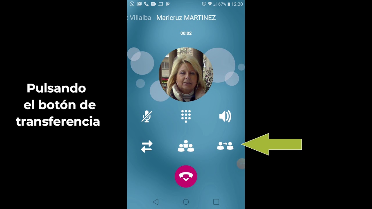 10.Cómo TRANSFERIR una llamada desde mi ANDROID - YouTube