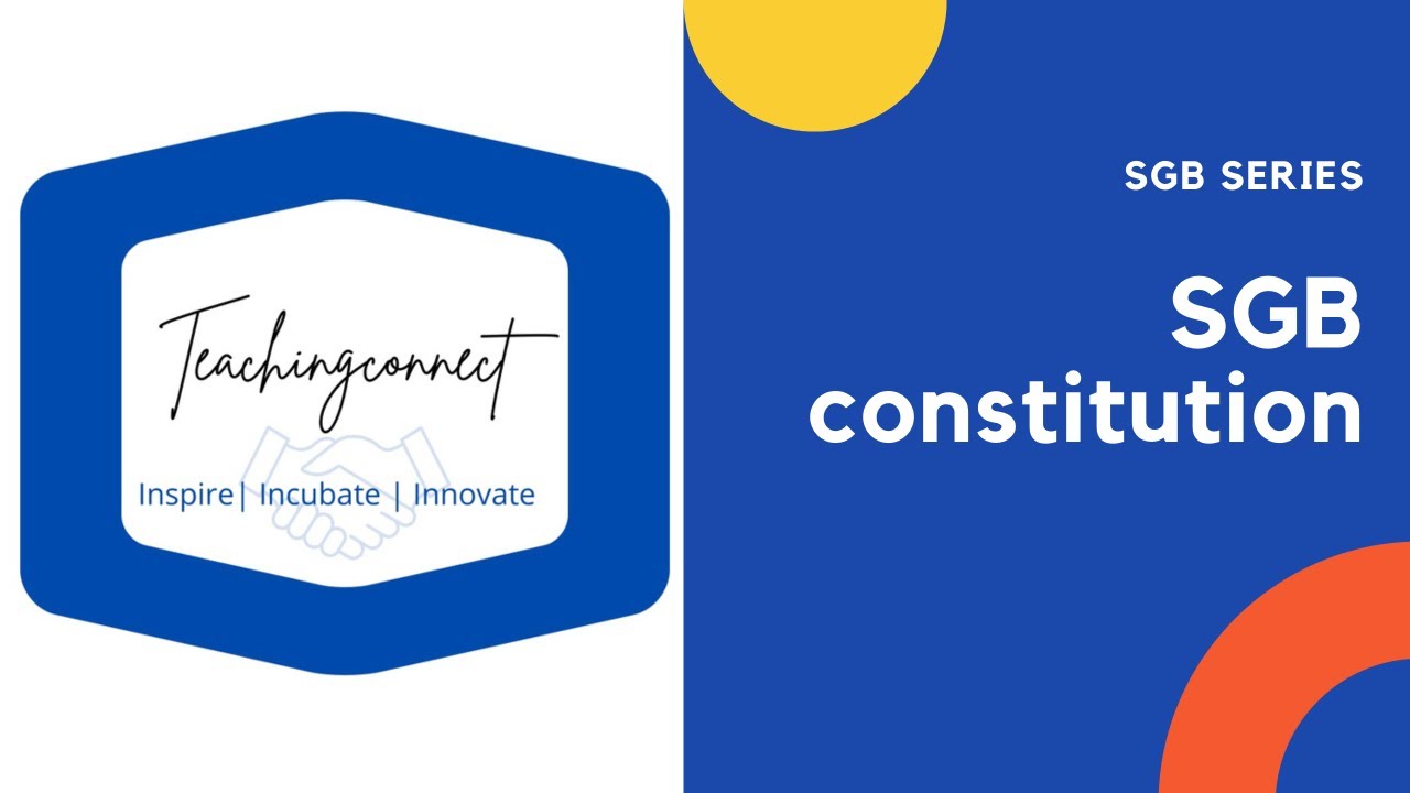 SGB Training: The SGB constitution - YouTube