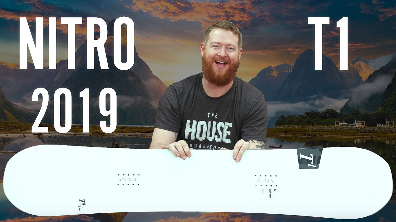 2019 Nitro T1 Wide Snowboard - YouTube