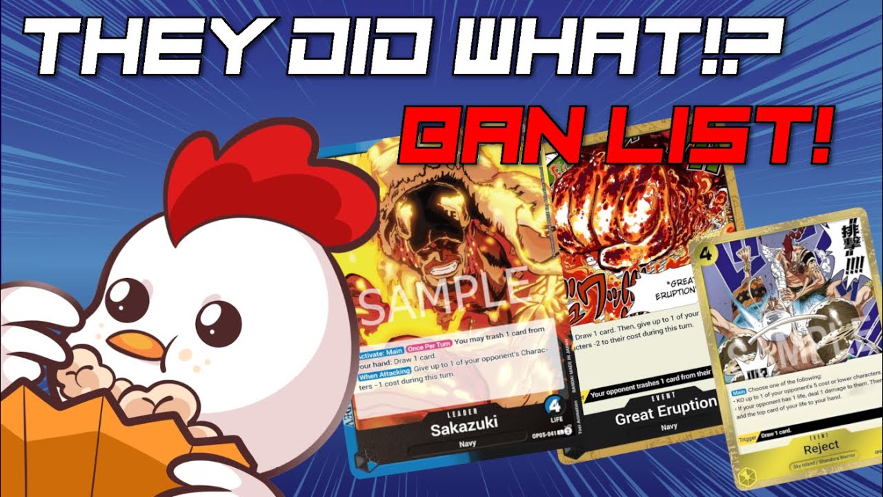 What Bandai DID for the BAN LIST! OPTCG - YouTube