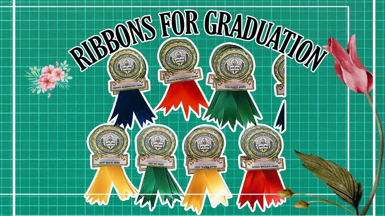 HOW TO MAKE RIBBON FOR RECOGNITION||HOW TO MAKE RIBBON FOR KINDERGARTEN ...