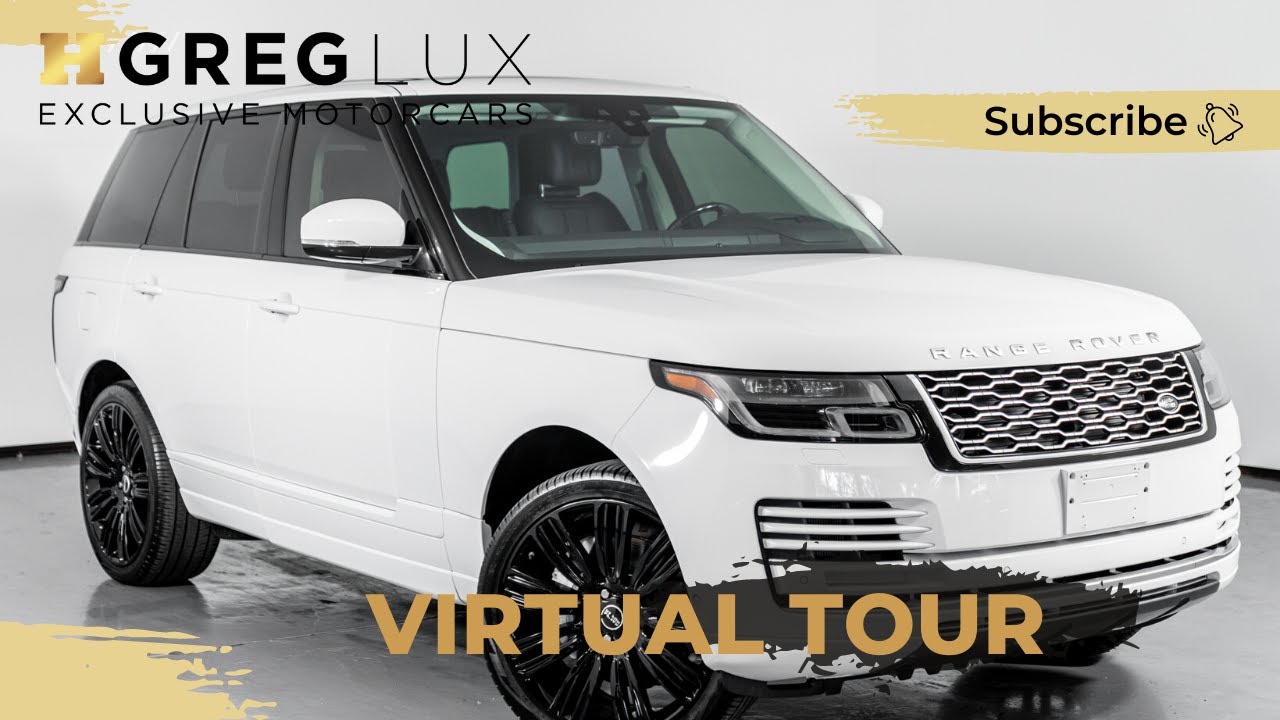 2019 LAND ROVER RANGE ROVER 5.0L V8 Supercharged - YouTube