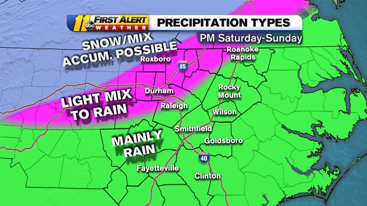 Snow this weekend: Latest weather models say wintry mix, rain more ...