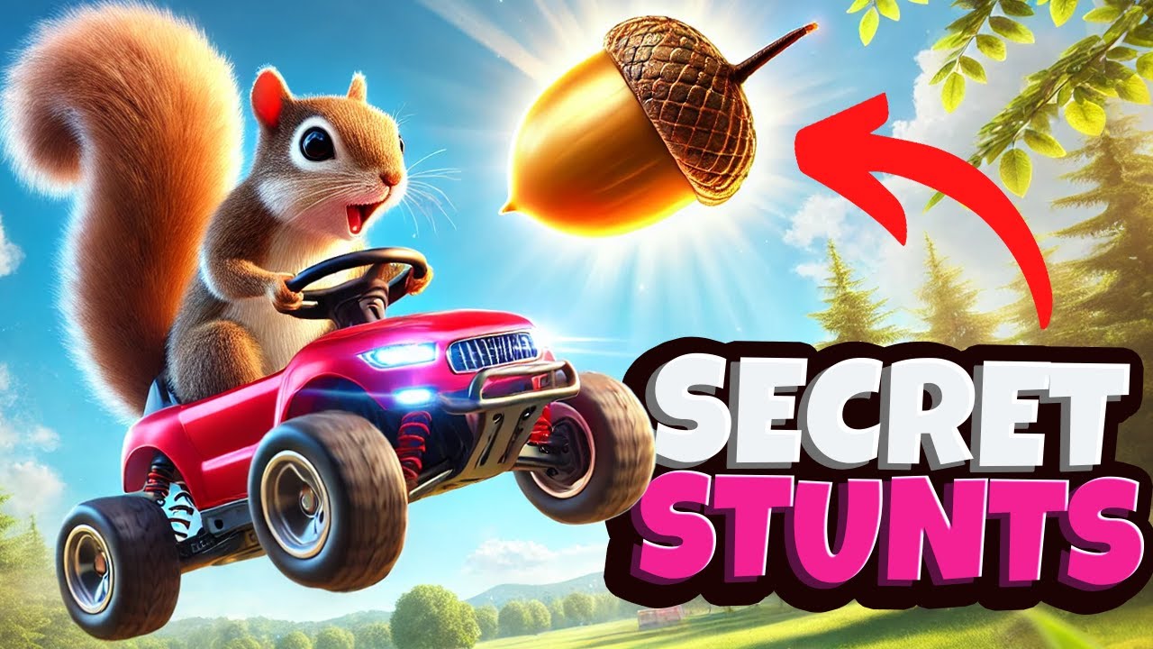 Squirrel Does RC Stunts to Find SECRET ACORNS in Squirrel With A Gun! - YouTube