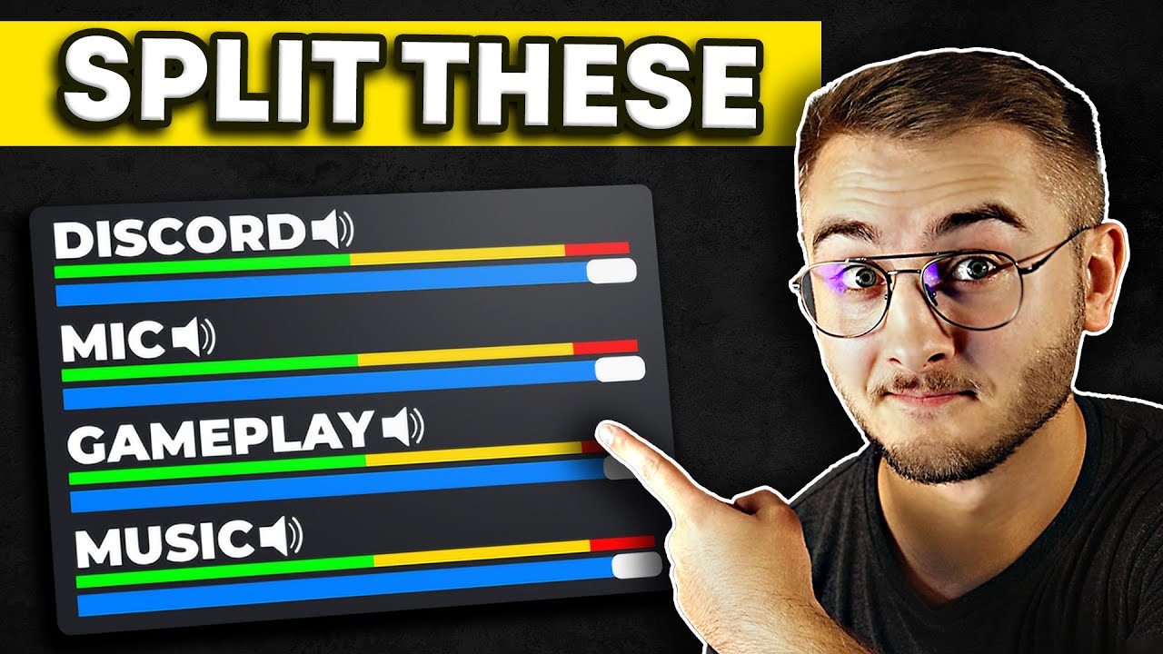 Separate Discord, Music, Gameplay Audio In OBS - YouTube