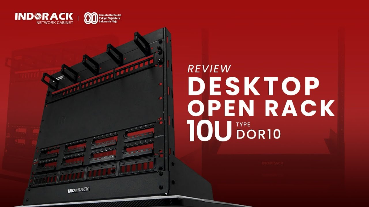 19" DESKTOP OPEN RACK 10U - REVIEW DOR10 - YouTube