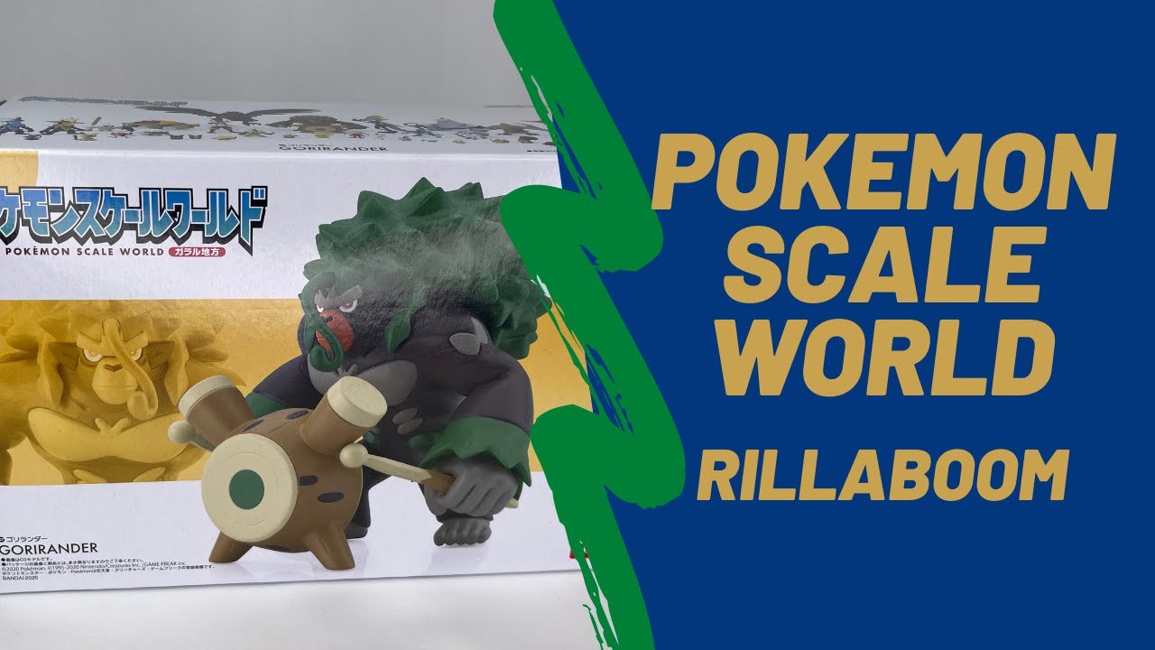 Pokemon Scale World Rillaboom Unboxing Toy Review | TadsToyReview - YouTube