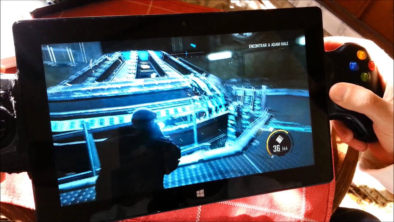 Surface Pro 2 Mod Gaming Red Faction Armageddon - YouTube